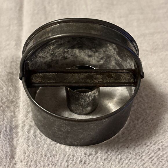 Kitchen | Vintage Primitive Hand Soldered Tin Donut Doughnut Cutter ...